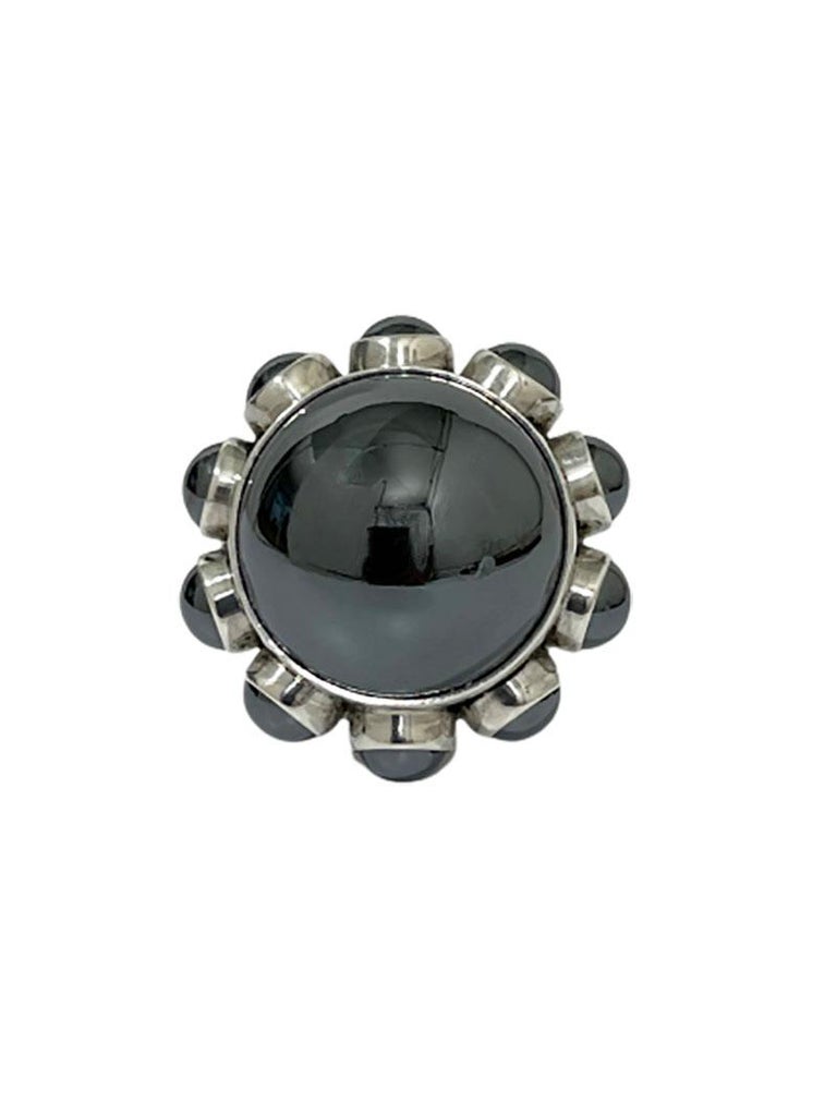 Silver Georg Jensen Design Ring by Astrid Fog, Denmark, 1971 For Sale ...