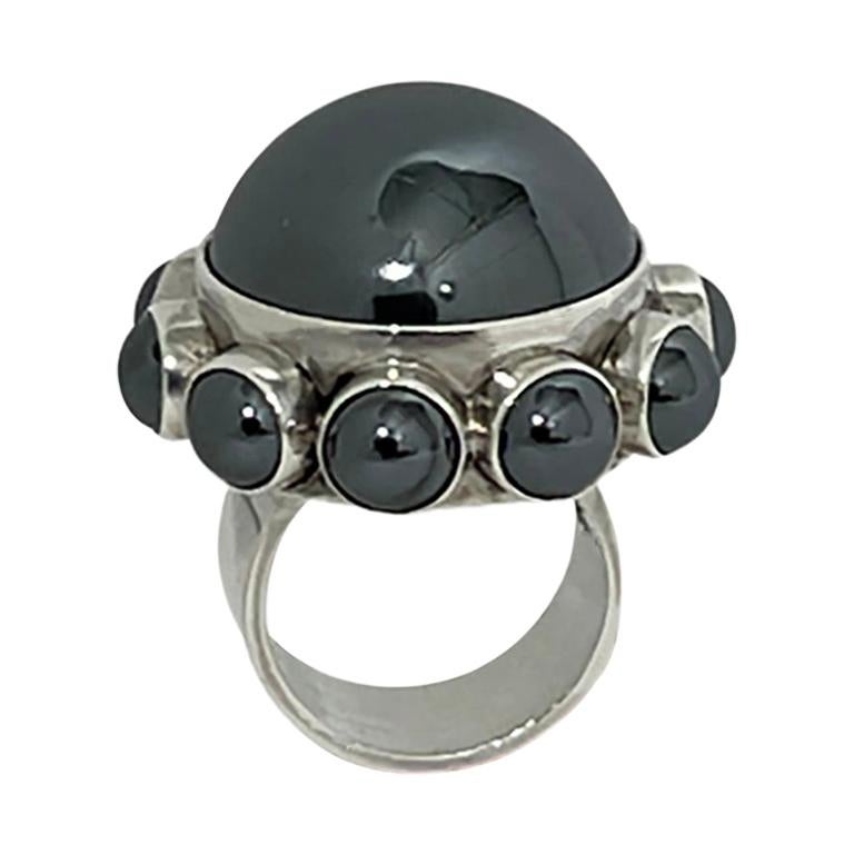 Silver Georg Jensen Design Ring by Astrid Fog, Denmark, 1971 For Sale ...