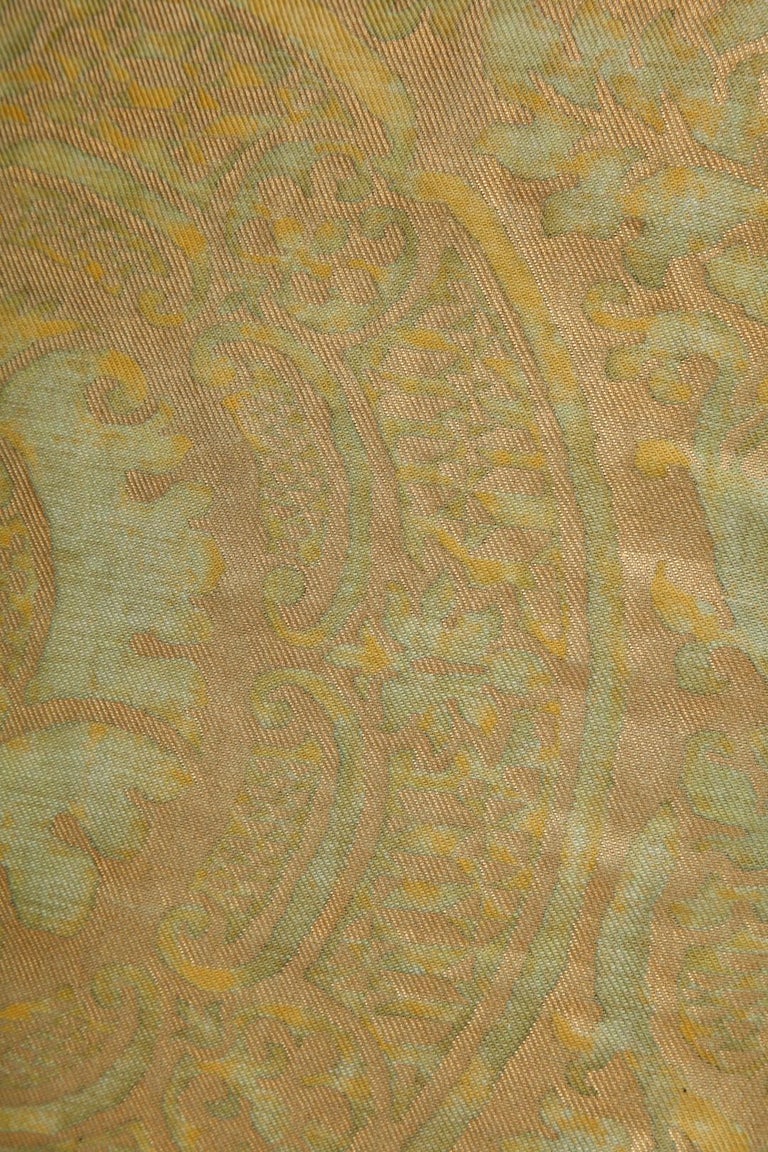 Single Fortuny Fabric Cushions in the Orsini Pattern at 1stDibs