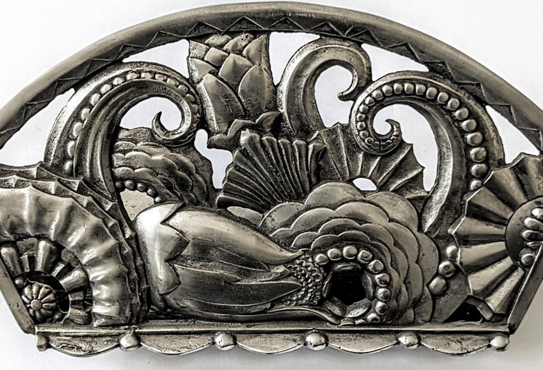 Single French Art Deco Octopus Wall Sconce For Sale at 1stDibs