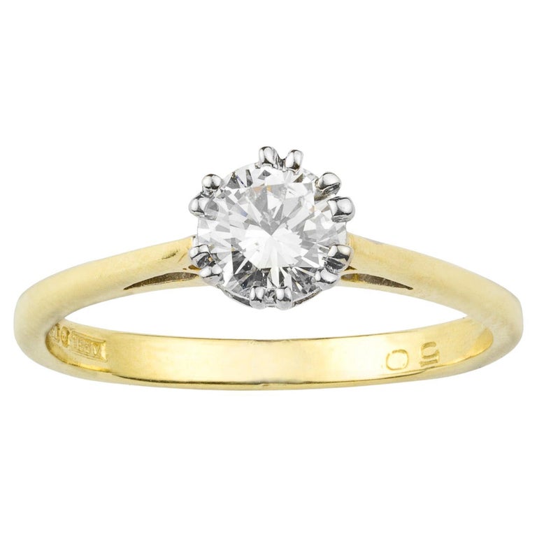 Diamantring mit einzelnen Steinen im Angebot bei 1stDibs