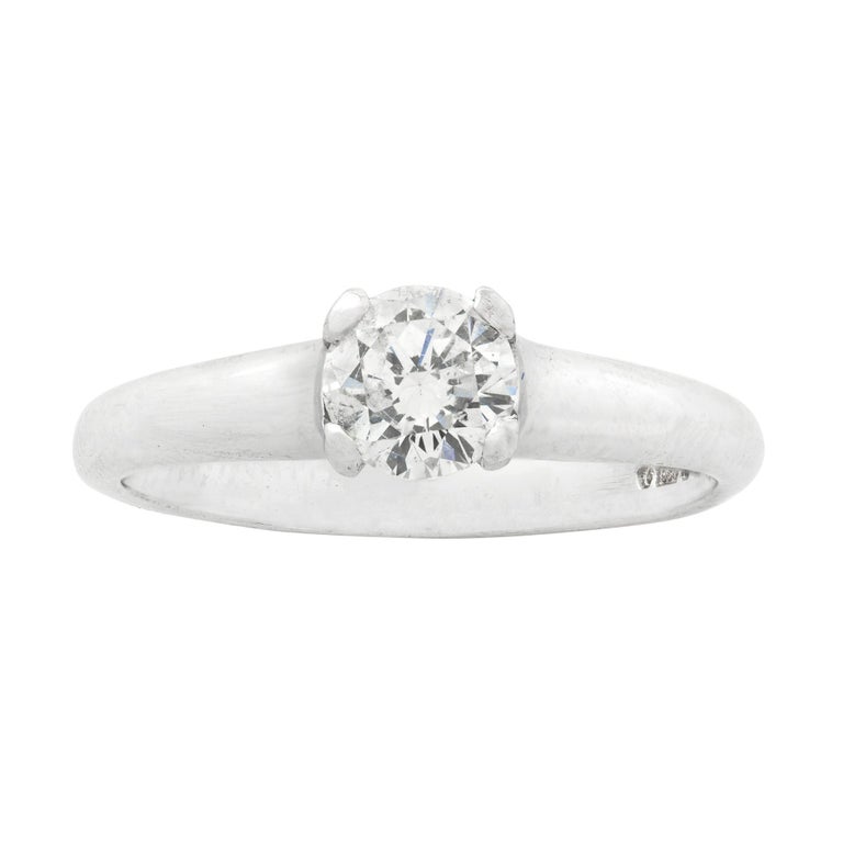 Single Stone Solitaire Diamond Ring For Sale at 1stDibs
