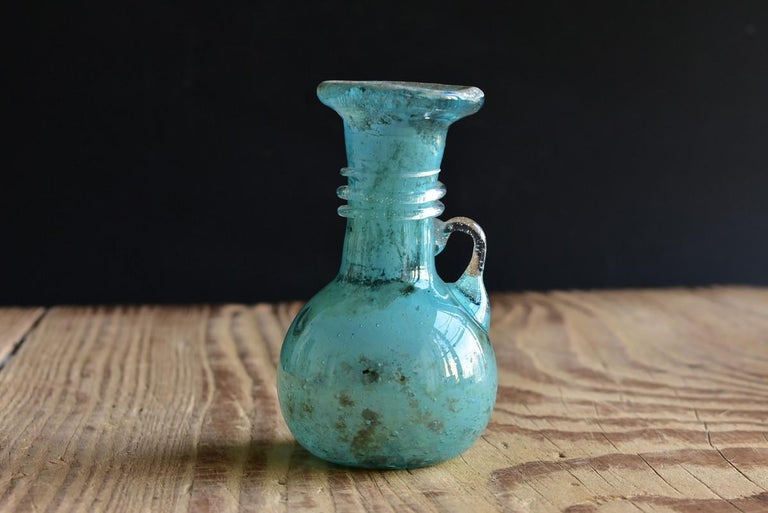 Small Antique Glass Container Made in the Eastern Mediterranean Around ...