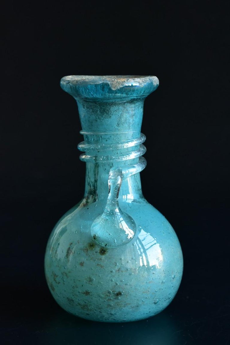 Small Antique Glass Container Made in the Eastern Mediterranean Around ...