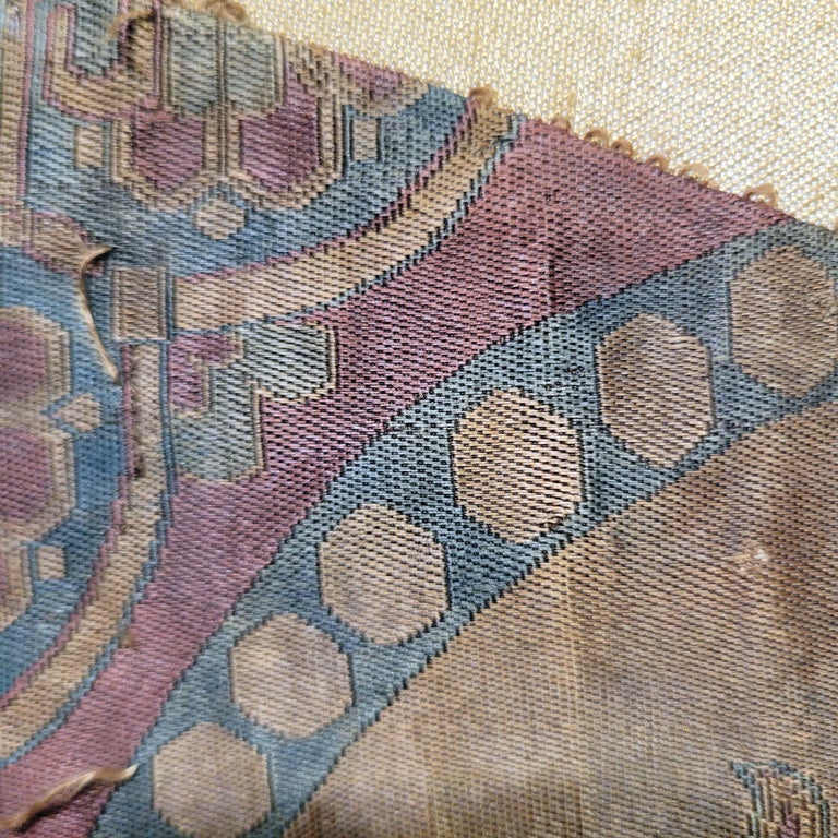 Sogdian Silk Samite Fragment with Confronting Pheasants, Central Asia ...