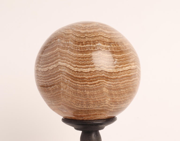 Sphere of Aragonite Stone, Italy 1870 For Sale at 1stDibs