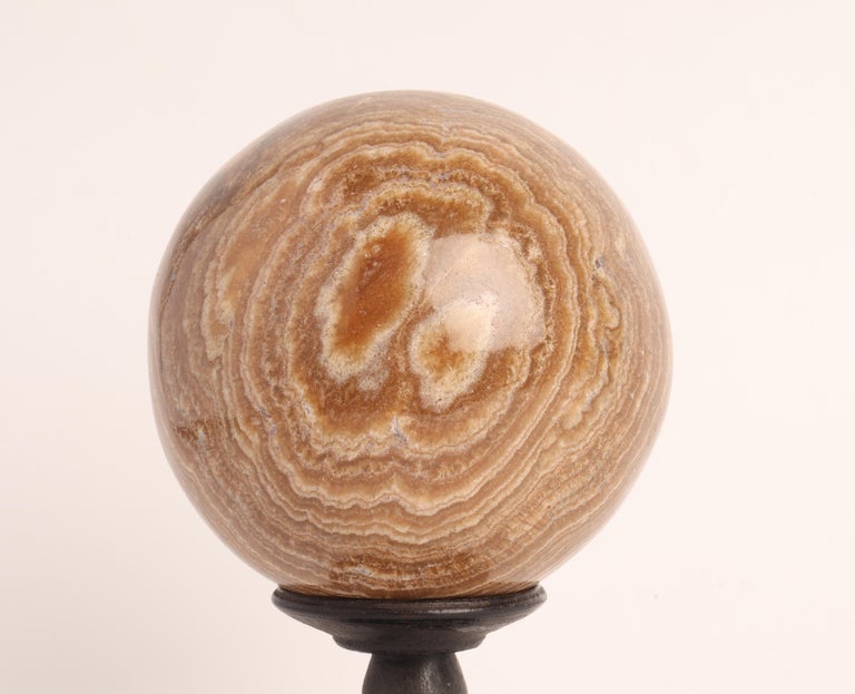 Sphere of Aragonite Stone, Italy 1870 For Sale at 1stDibs