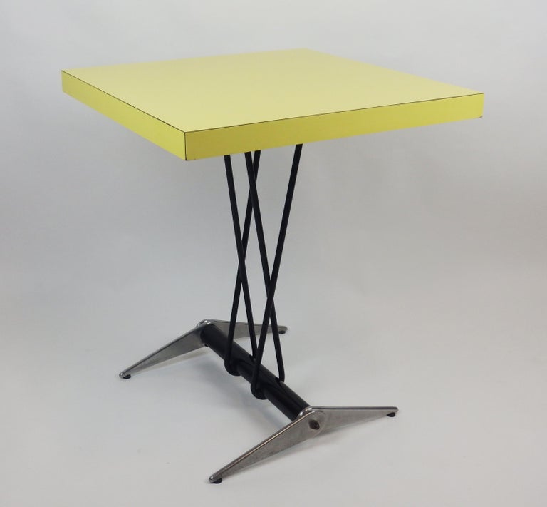 Square Table by Jean Prouvé For Sale at 1stDibs