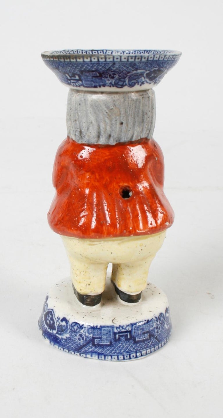 Staffordshire Toby Figural Condiment Set, circa 1820 at 1stDibs
