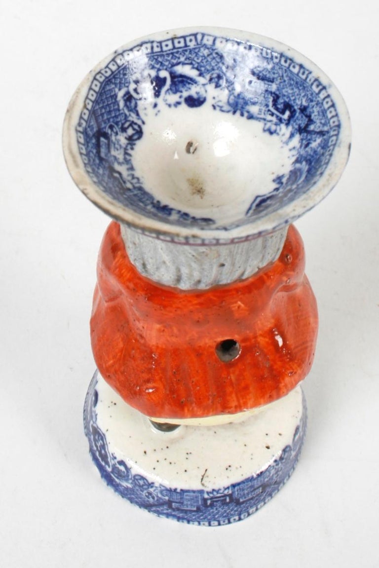 Staffordshire Toby Figural Condiment Set, circa 1820 at 1stDibs