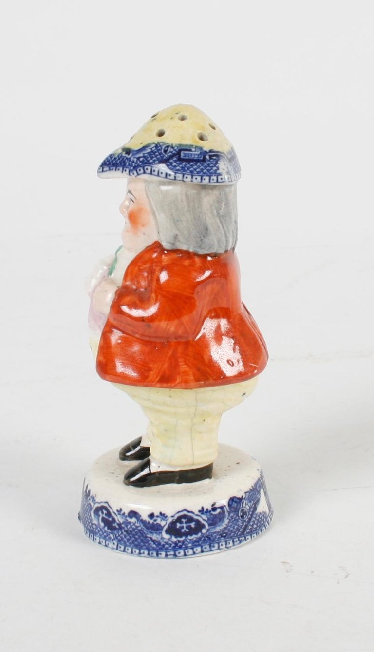 Staffordshire Toby Figural Condiment Set, circa 1820 at 1stDibs