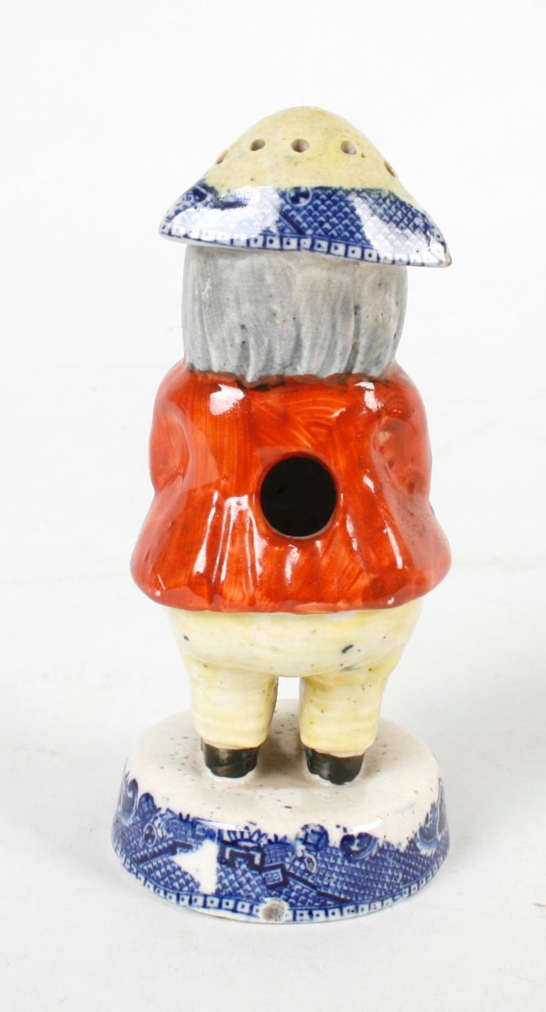 Staffordshire Toby Figural Condiment Set, circa 1820 at 1stDibs
