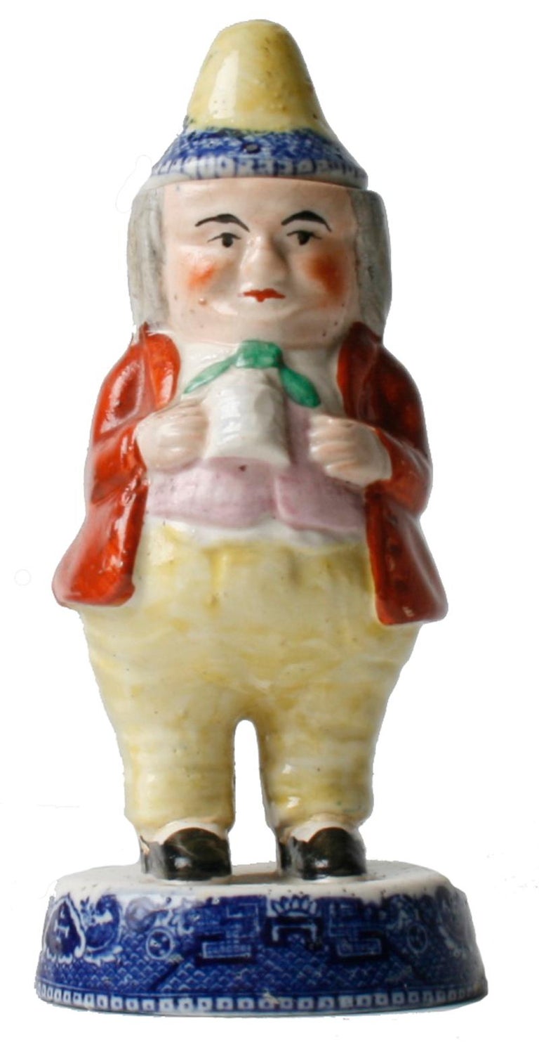 Staffordshire Toby Figural Condiment Set, circa 1820 at 1stDibs