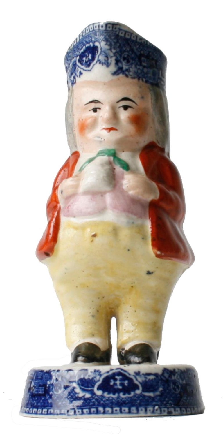 Staffordshire Toby Figural Condiment Set, circa 1820 at 1stDibs