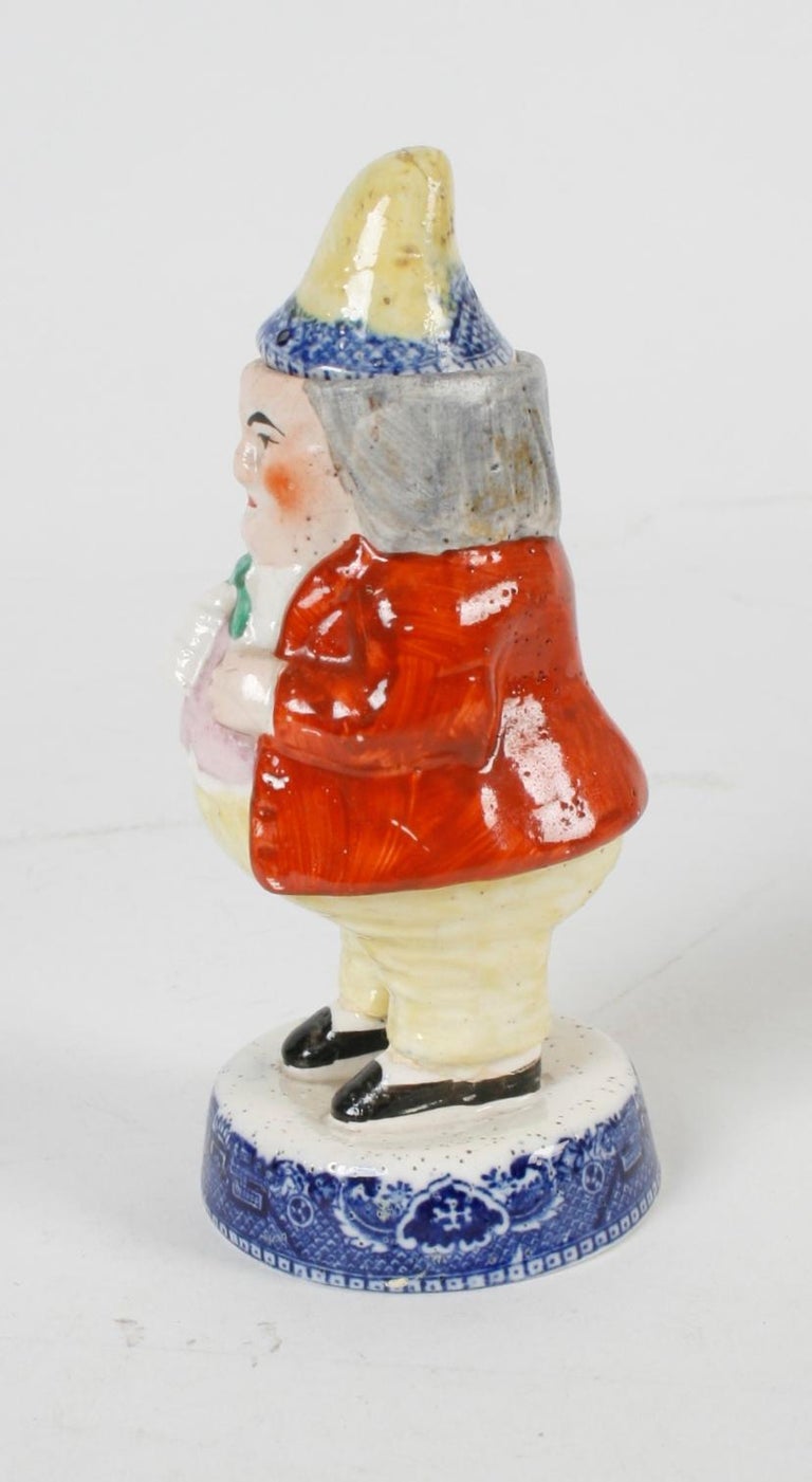 Staffordshire Toby Figural Condiment Set, circa 1820 at 1stDibs