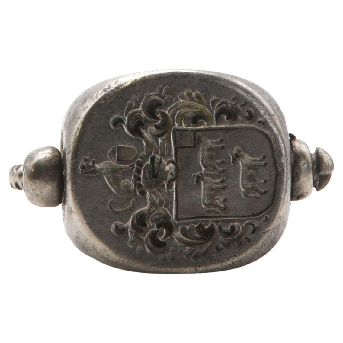 Steel Triple Fob Seal English 18th Century For Sale at 1stDibs