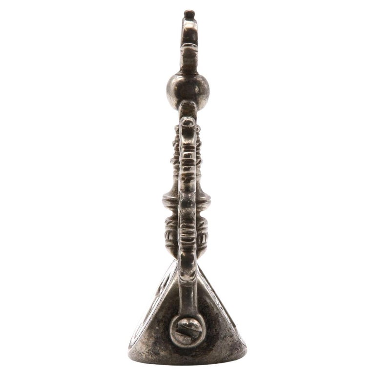 Steel Triple Fob Seal English 18th Century For Sale at 1stDibs