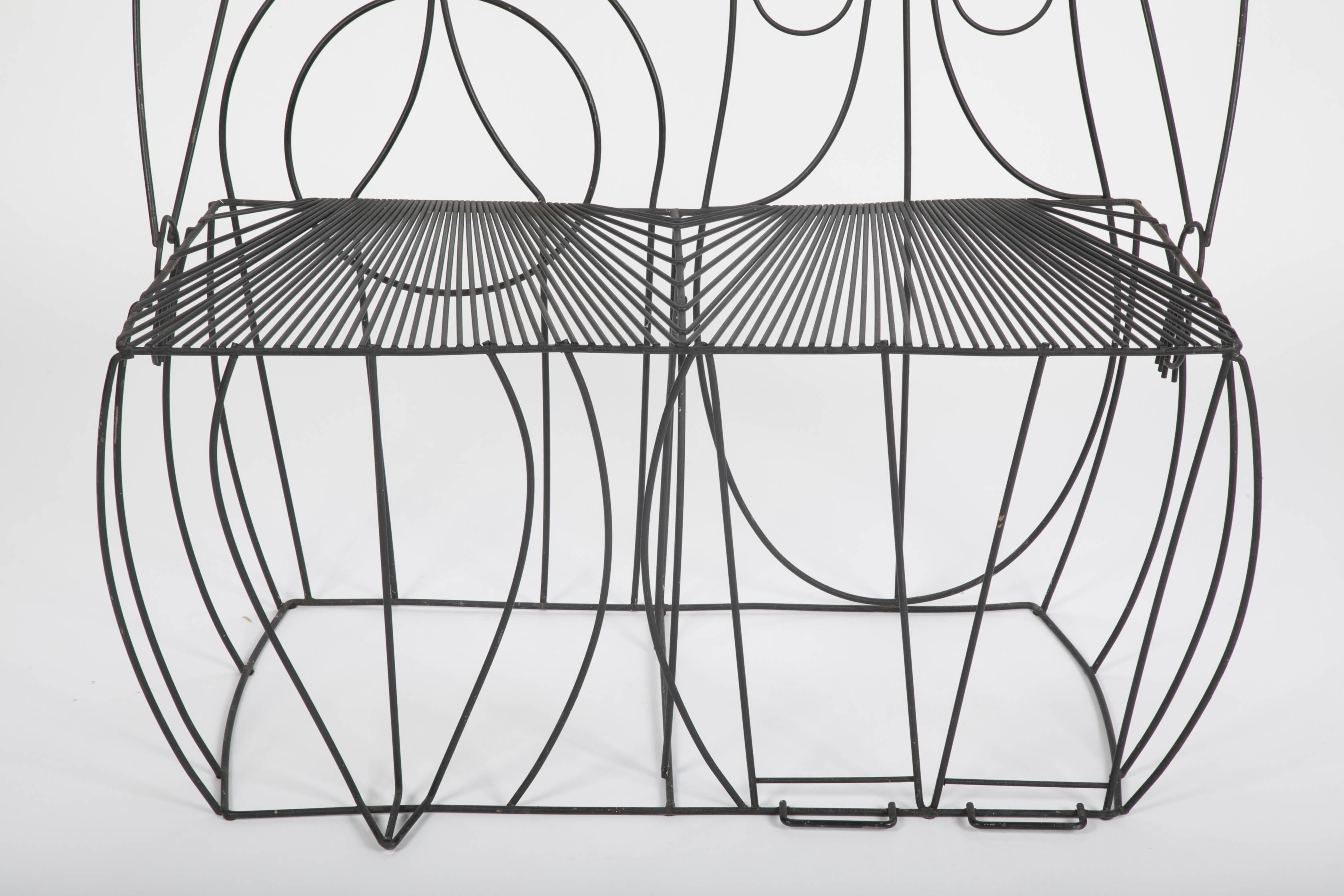 Steel "Woman and Man" Bench by John Risley at 1stDibs | john risley bench
