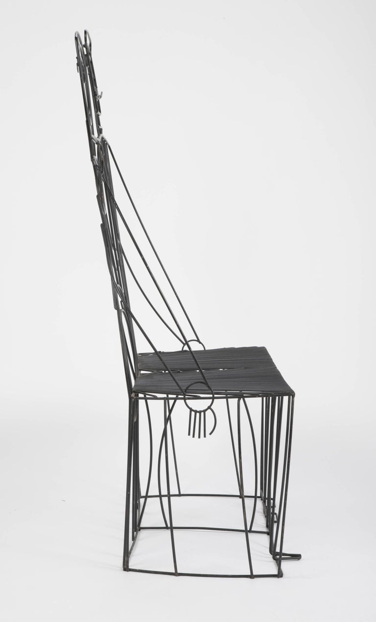 Steel "Woman and Man" Bench by John Risley at 1stDibs