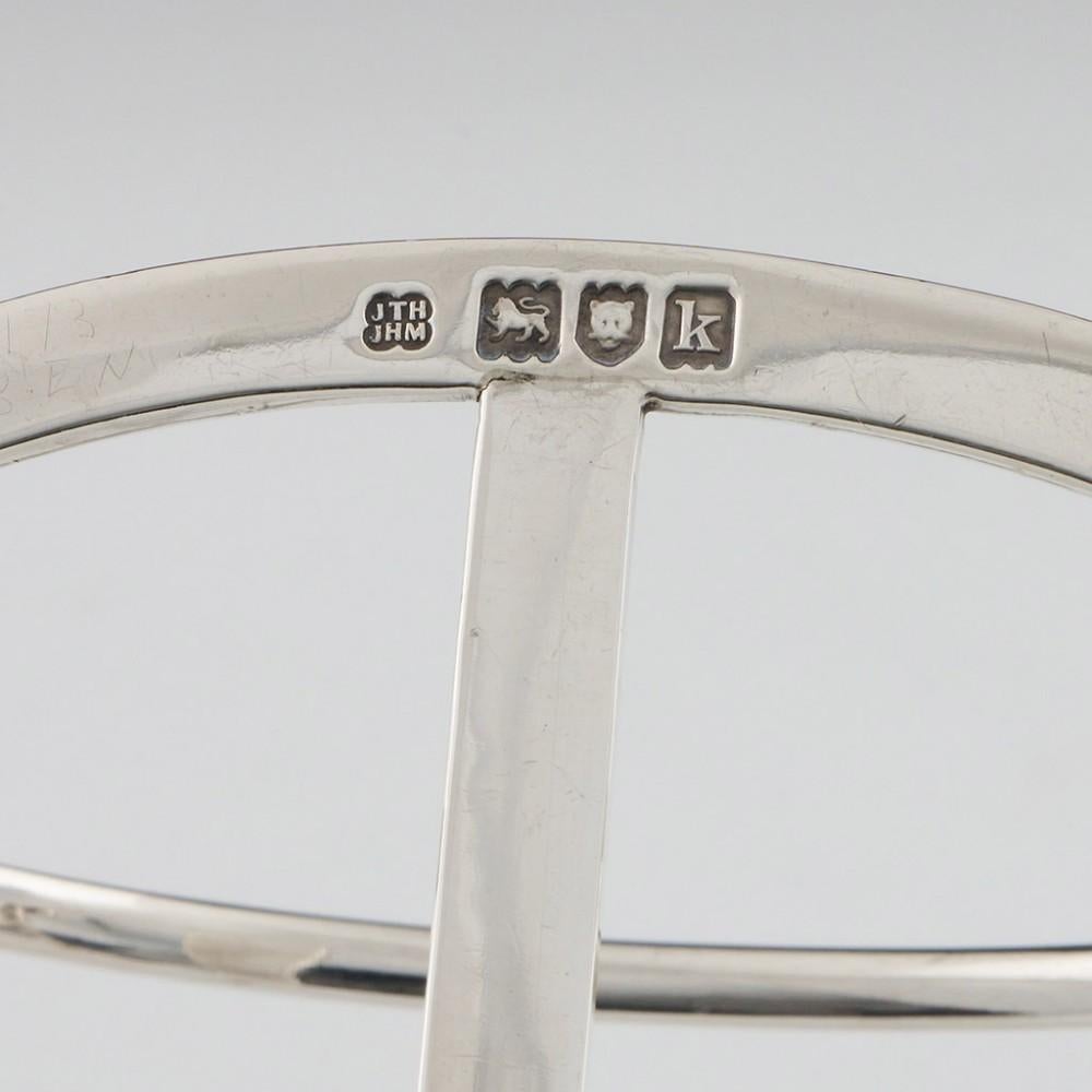 Sterling Silver Six Division Toast Rack, London, 1905 at 1stDibs