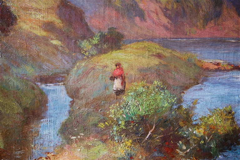 Study of an Extensive River Landscape by James Kinnear For Sale at 1stDibs