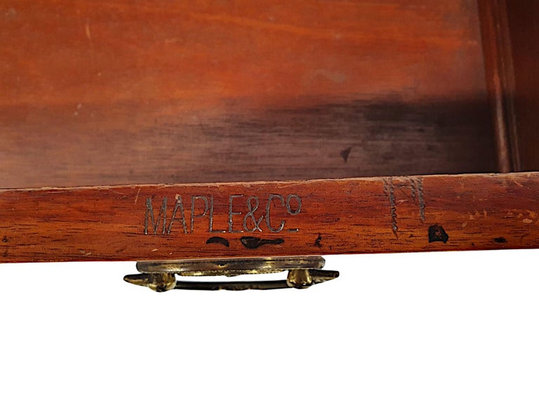 A Stunning Edwardian Desk in the Carlton House Style by Maple of London ...