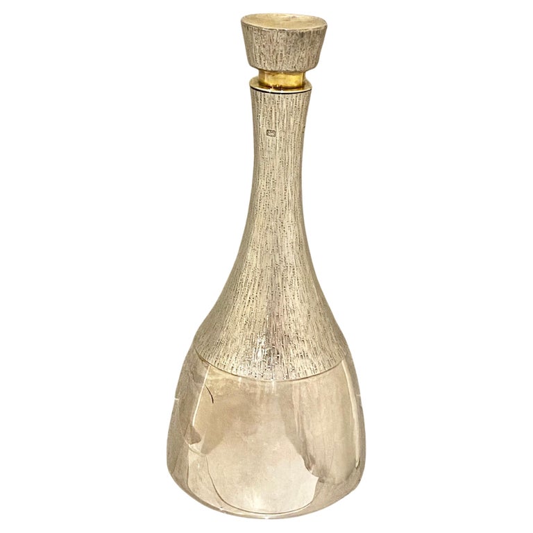 Stylish Mid-Century Silver Decanter by Christopher Nigel Lawrence ...