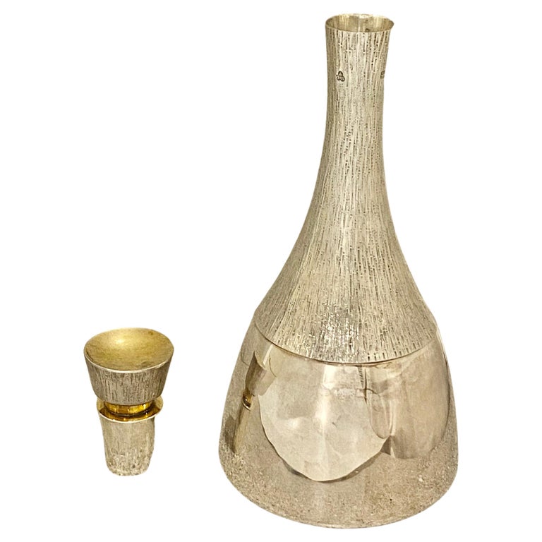 Stylish Mid-Century Silver Decanter by Christopher Nigel Lawrence ...