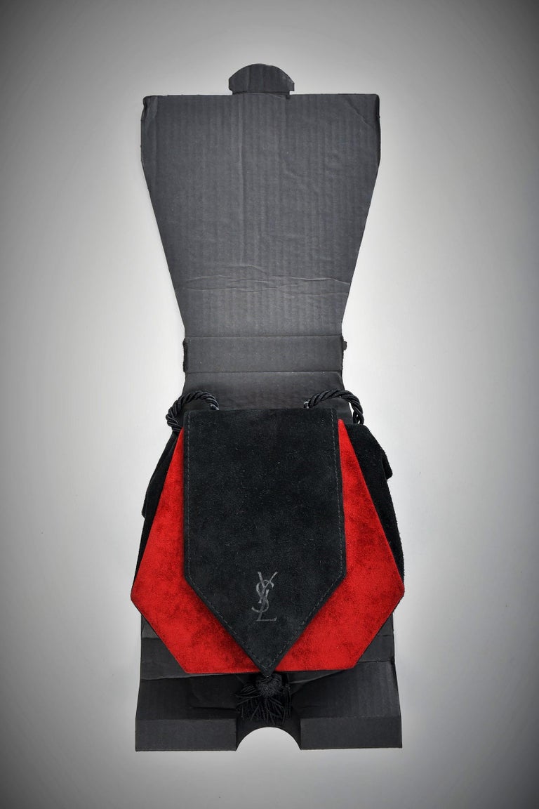 A Suede Evening Bag Yves Saint Laurent Collection Opera Ballets Russes ...