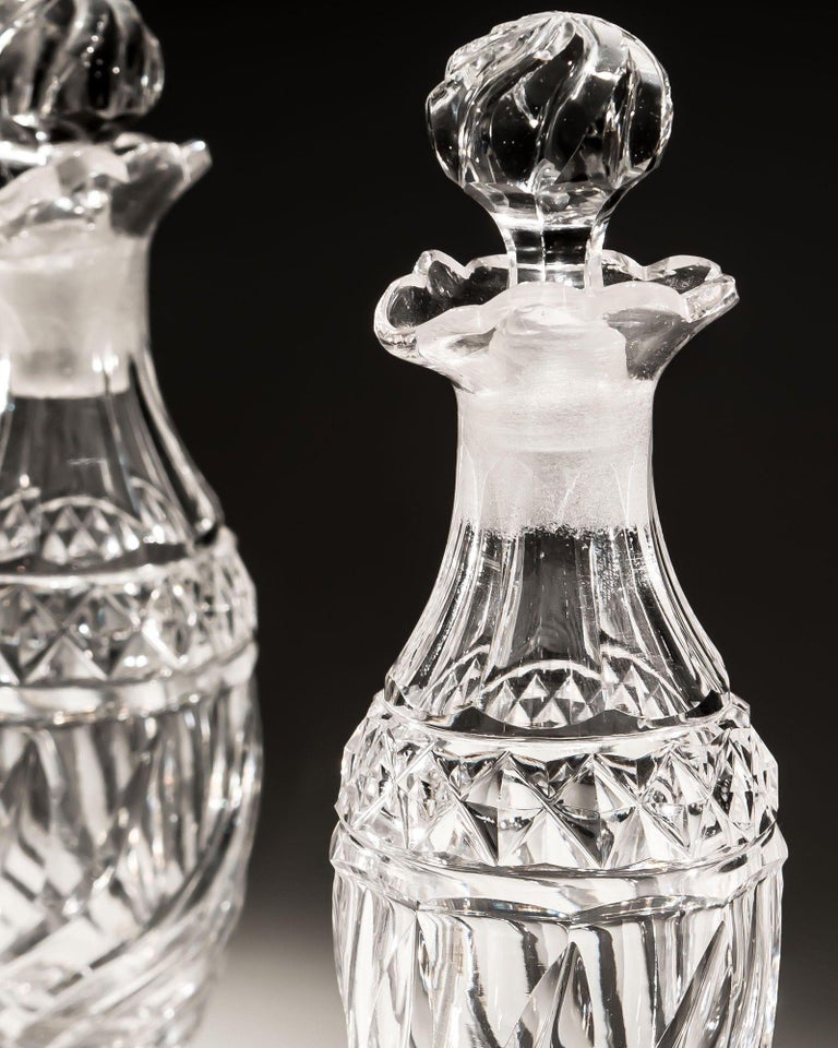 Suite of Georgian Cruet Bottles For Sale at 1stDibs
