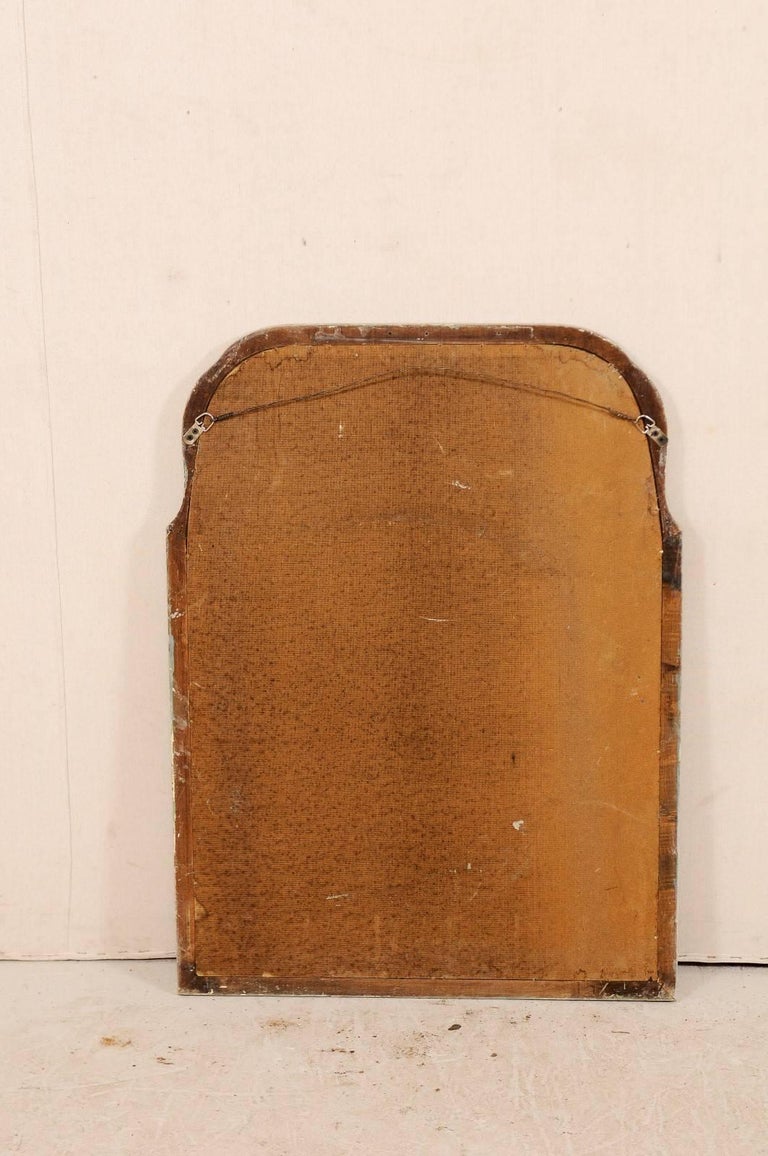 Sunburst Églomisé Antiqued Wall Mirror with Neutral Painted Cream ...