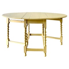 English Oak Gate-Leg Drop Leaf Table For Sale at 1stDibs
