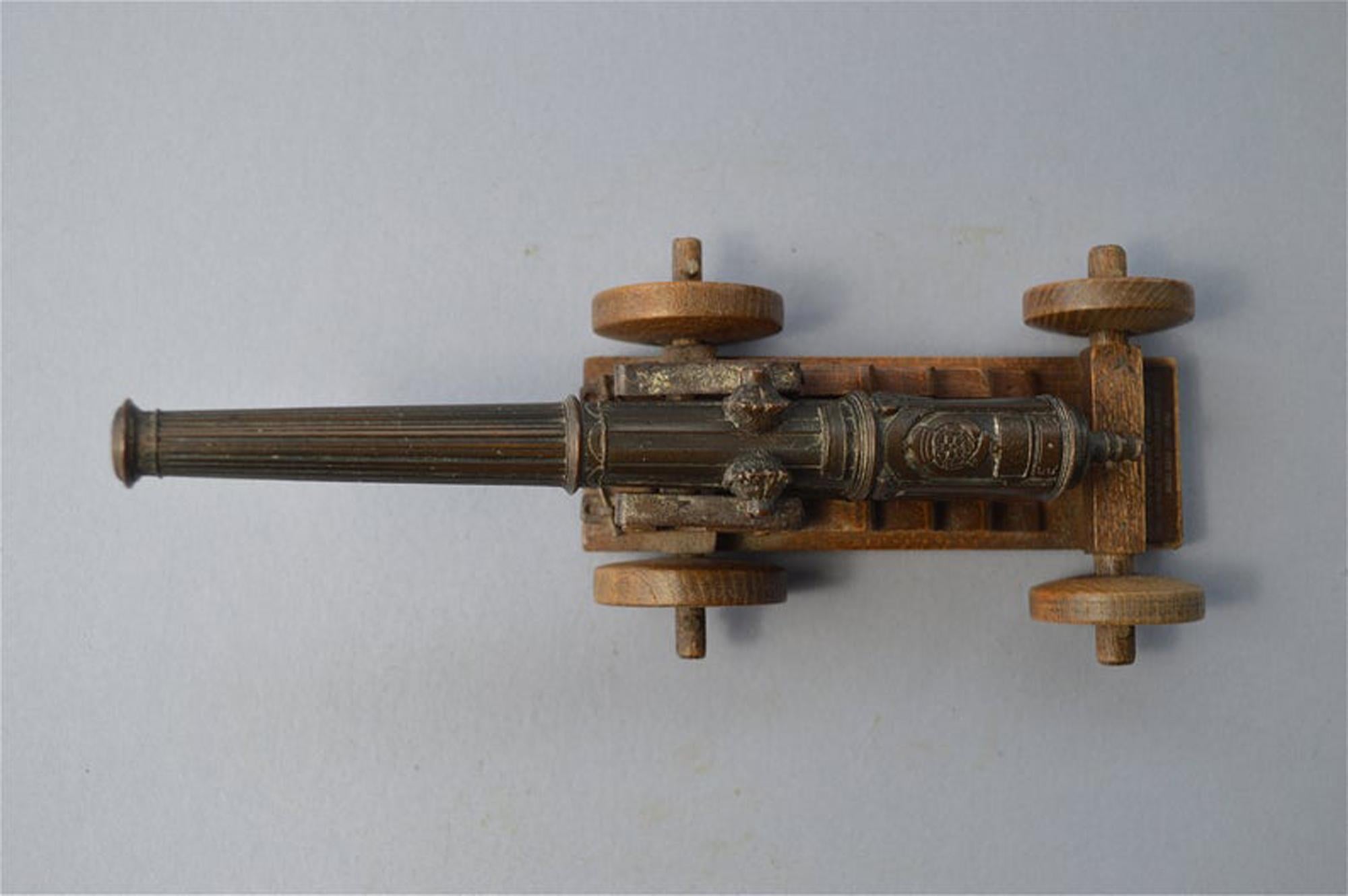 Superb Miniature Military Cannon at 1stDibs