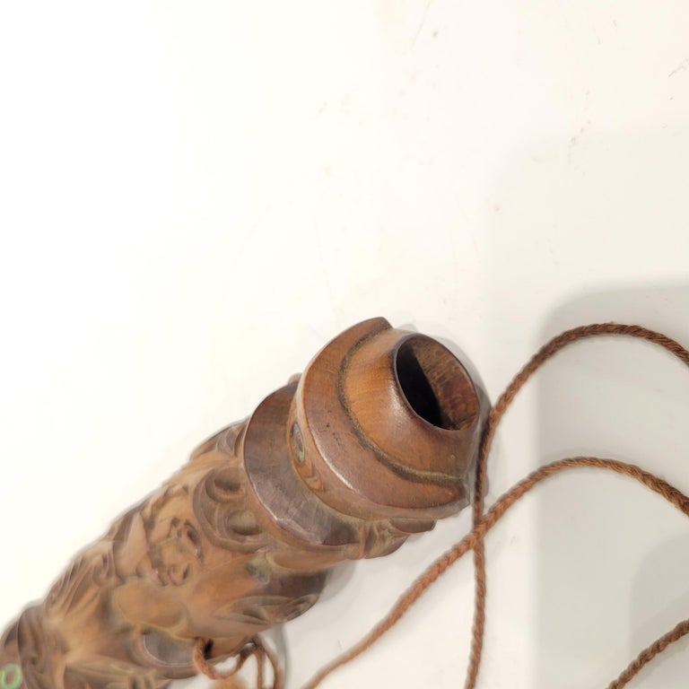 Superb New Zealand Maori Flute Koauau, circa 1900 For Sale at 1stDibs