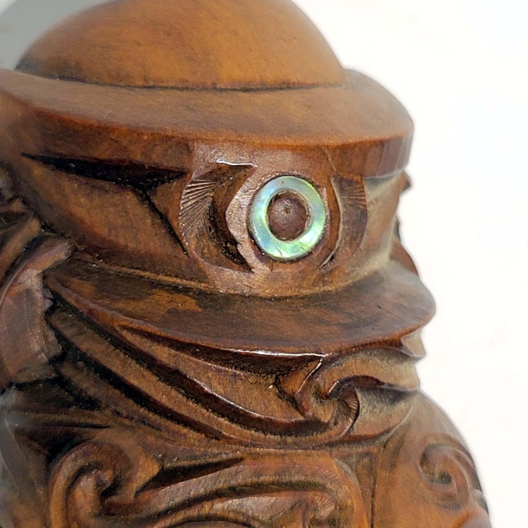 Superb New Zealand Maori Flute Koauau, circa 1900 For Sale at 1stDibs