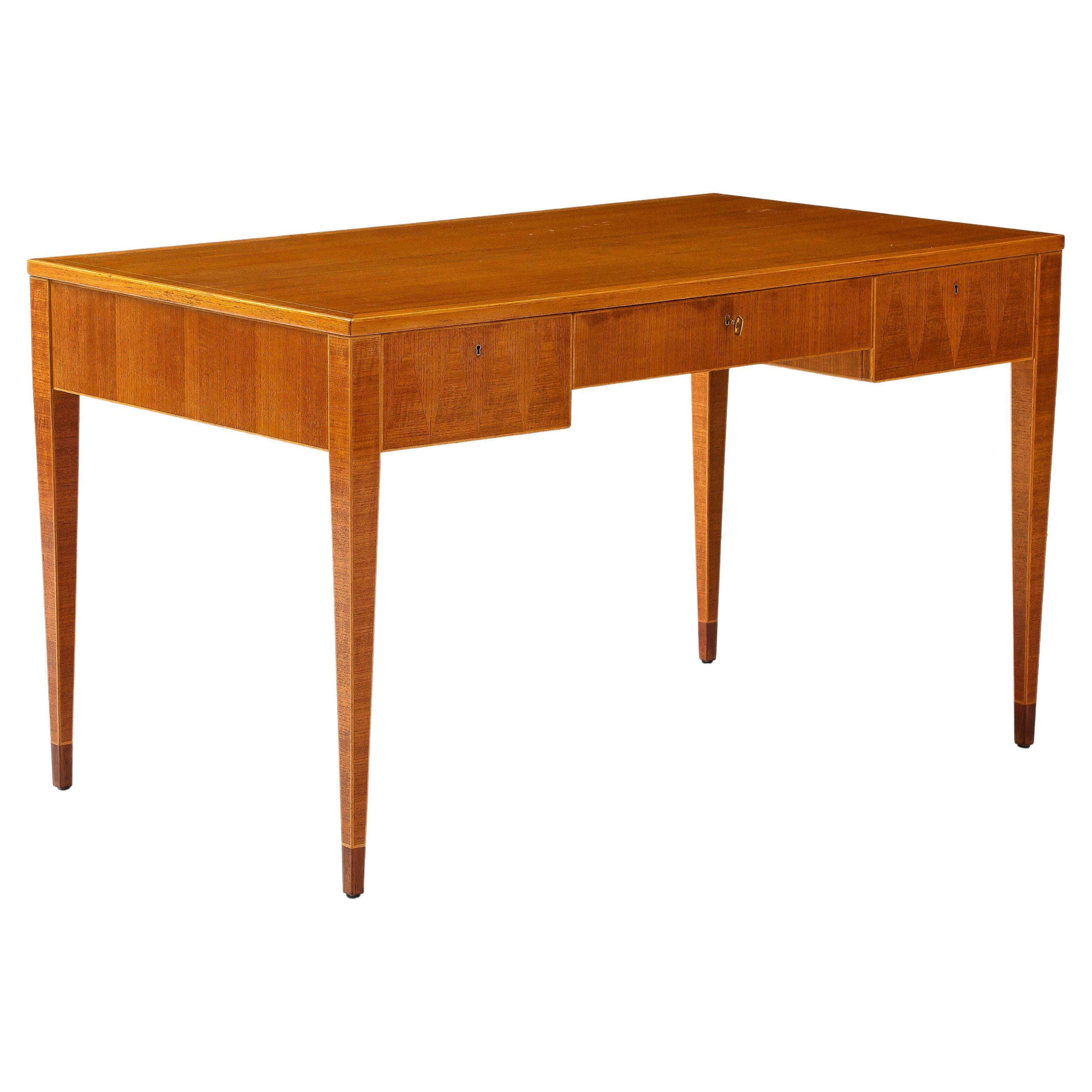 A Swedish Modern Writing Desk, Circa 1958 For Sale at 1stDibs