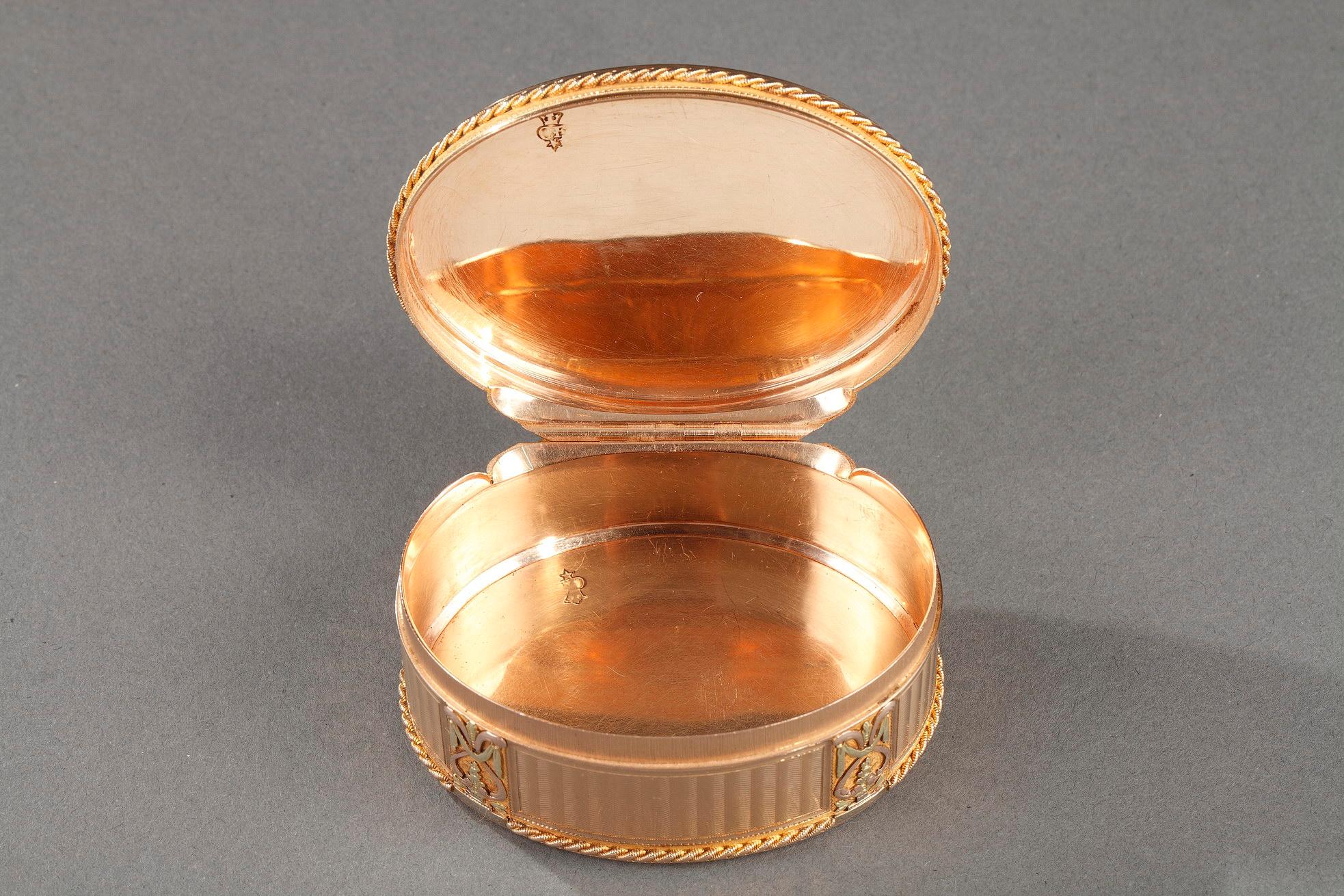 Swiss 18th Century Gold Snuff-Box at 1stDibs