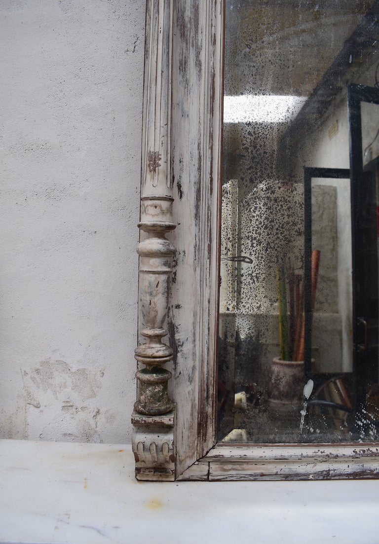 Tall Antique French Mirror in the Napoleon III Style, circa 1840 For ...