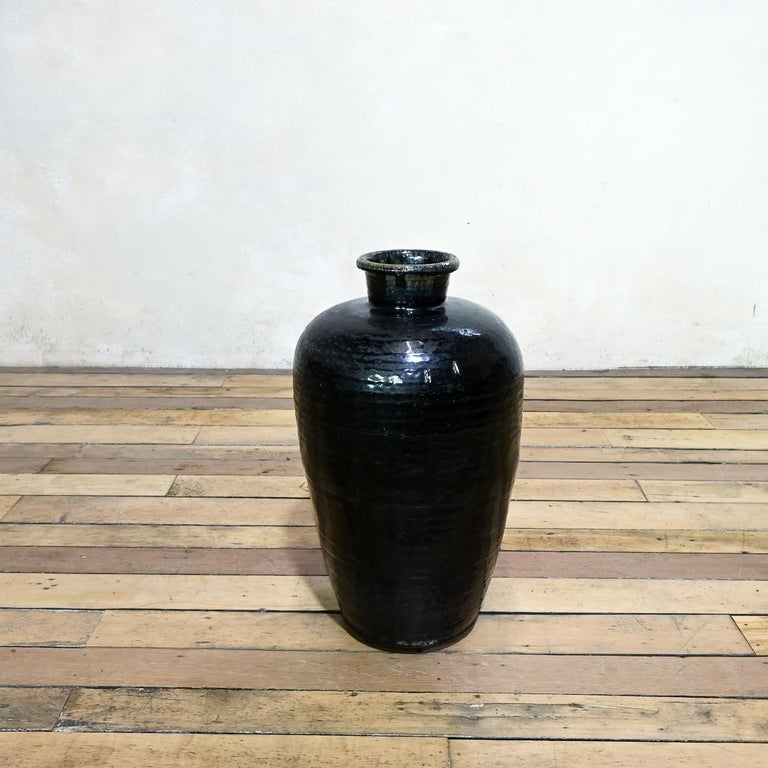 19th Century Chinese Ceramic Rice Wine Jar - Shanxi For Sale at 1stDibs