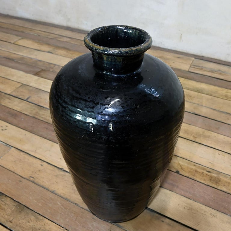 19th Century Chinese Ceramic Rice Wine Jar - Shanxi For Sale at 1stDibs