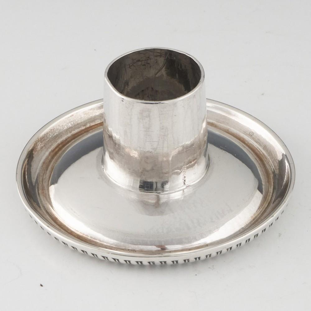 Tall Pair George III Elegant Sterling Silver Candlesticks London 1796 ...