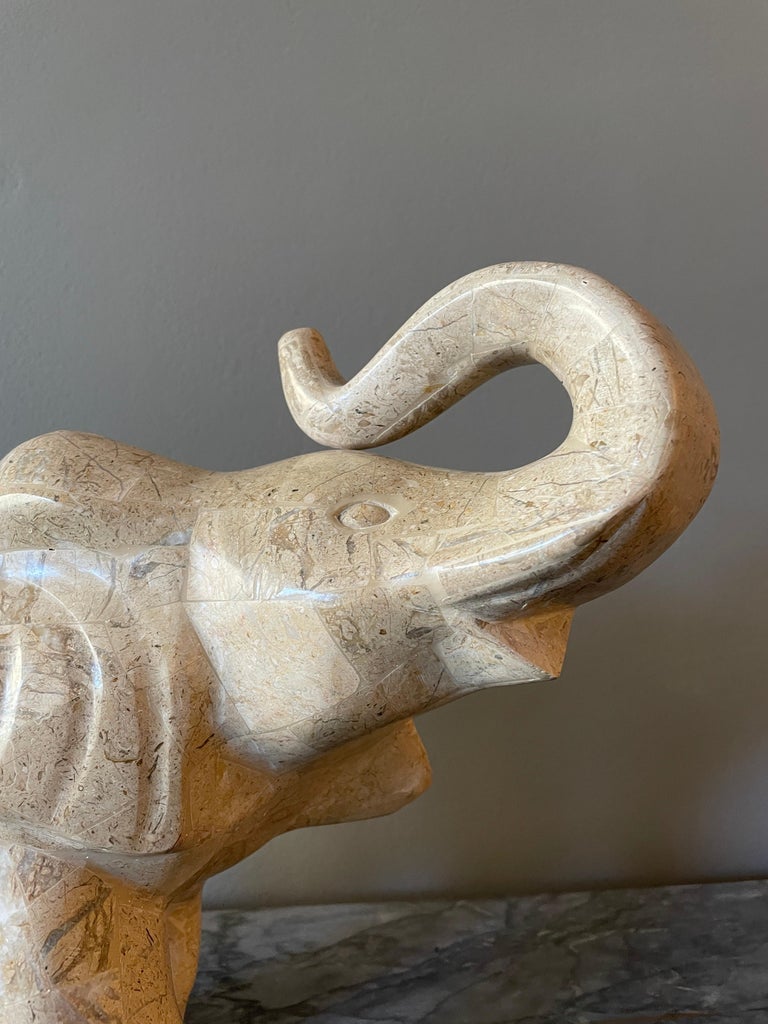 Tessellated Marble Elephant by Maitland Smith at 1stDibs | fingerhut ...