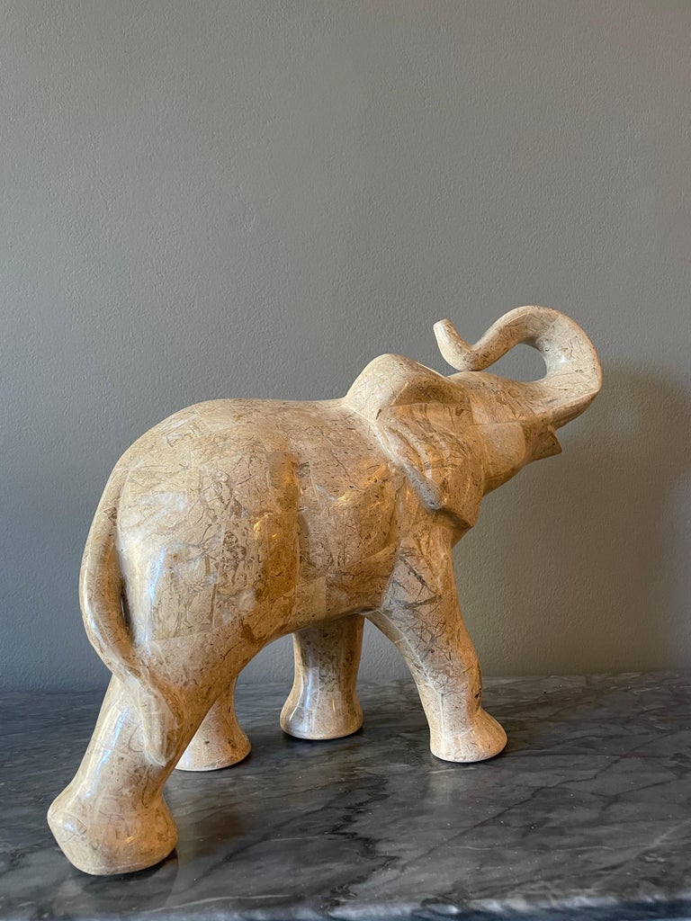 Tessellated Marble Elephant by Maitland Smith at 1stDibs | fingerhut ...