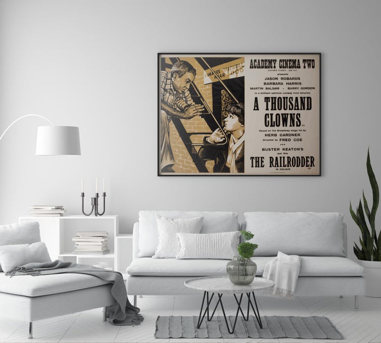 A Thousand Clowns 1966 Academy Cinema UK Quad Film Poster, Strausfeld ...