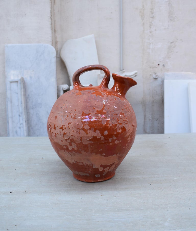 Traditional Hand Painted Spanish Jug, circa 1960s For Sale at 1stDibs