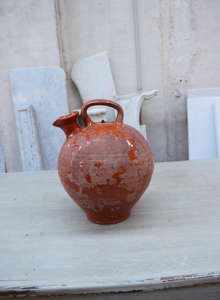 Traditional Hand Painted Spanish Jug, circa 1960s For Sale at 1stDibs