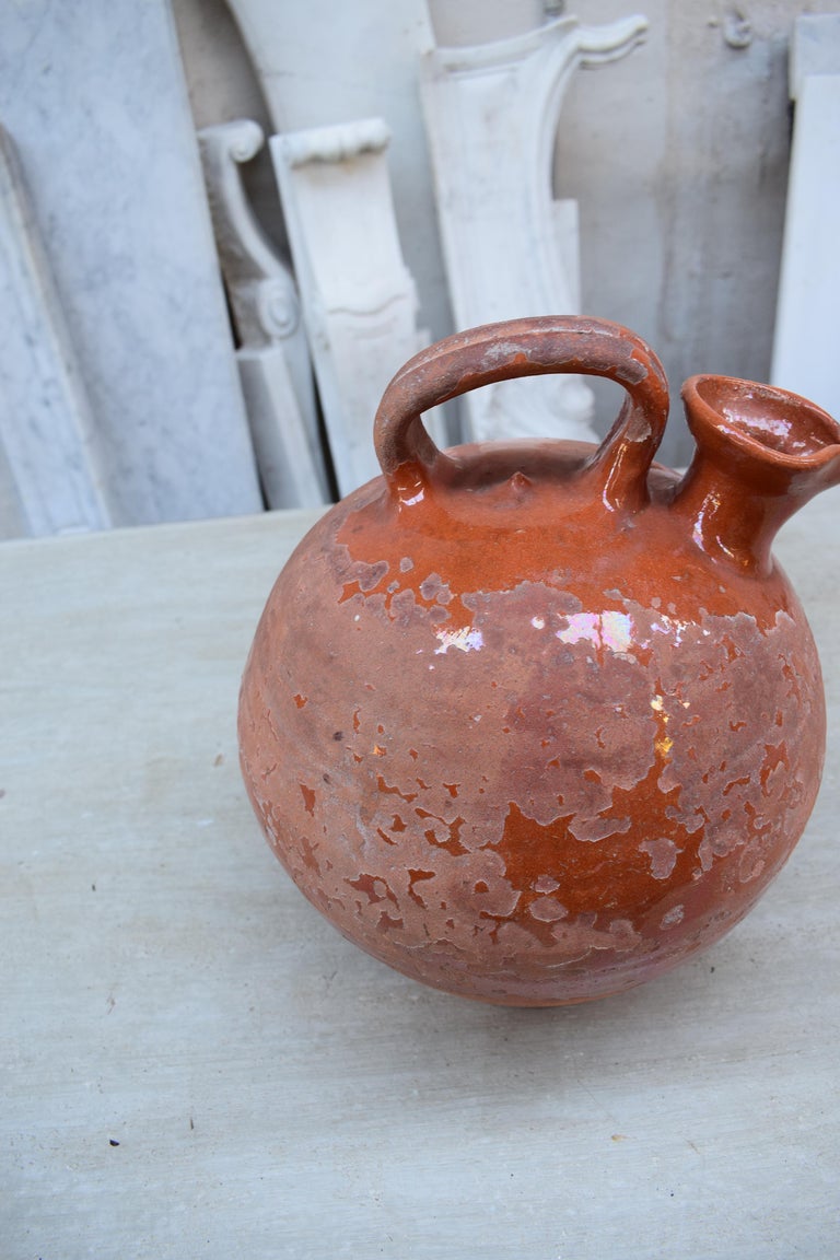 Traditional Hand Painted Spanish Jug, circa 1960s For Sale at 1stDibs