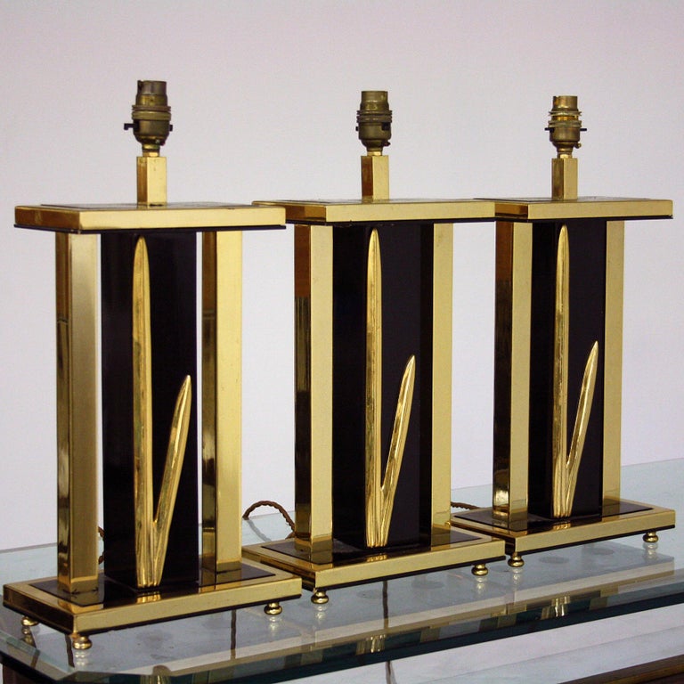 Trio of 1980's Table Lamps For Sale at 1stDibs