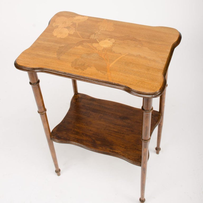Two-Tier Occasional 19th Century French Parquet Top Table For Sale at ...