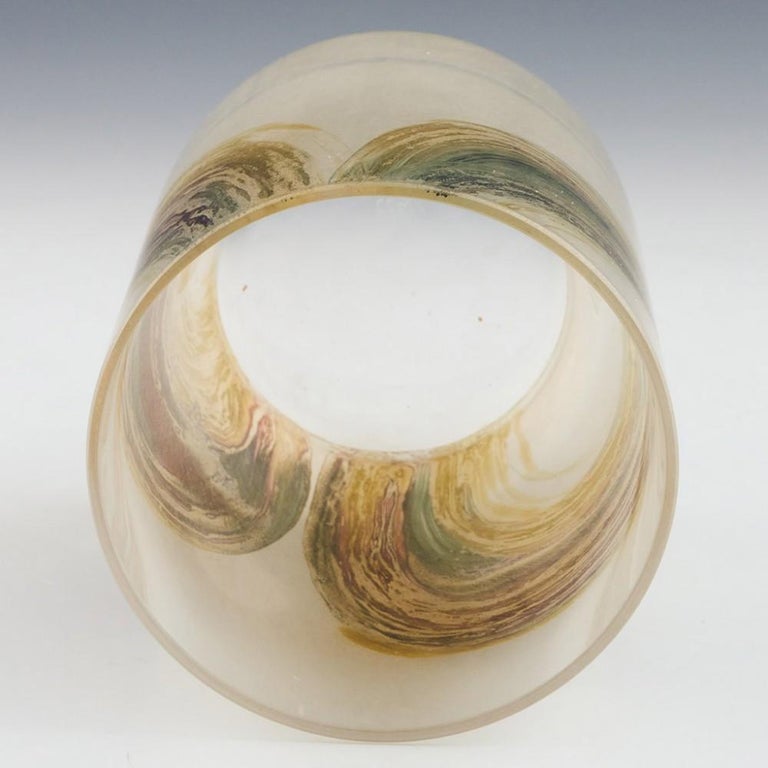 Unique Isgard Moje-Wohlgemuth Studio Glass Cylinder Vase, 1977 For Sale ...